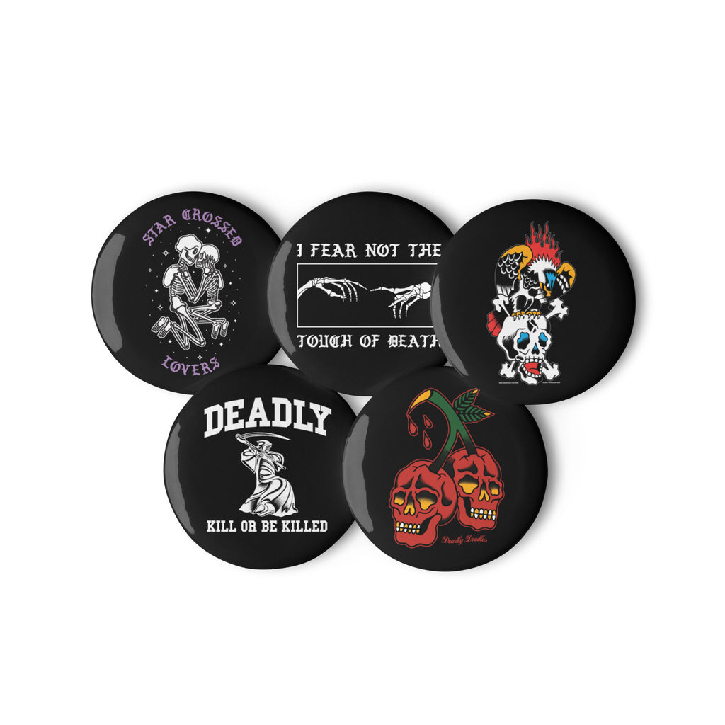 DEADLY PIN PACK #1 – Deadly Doodles®